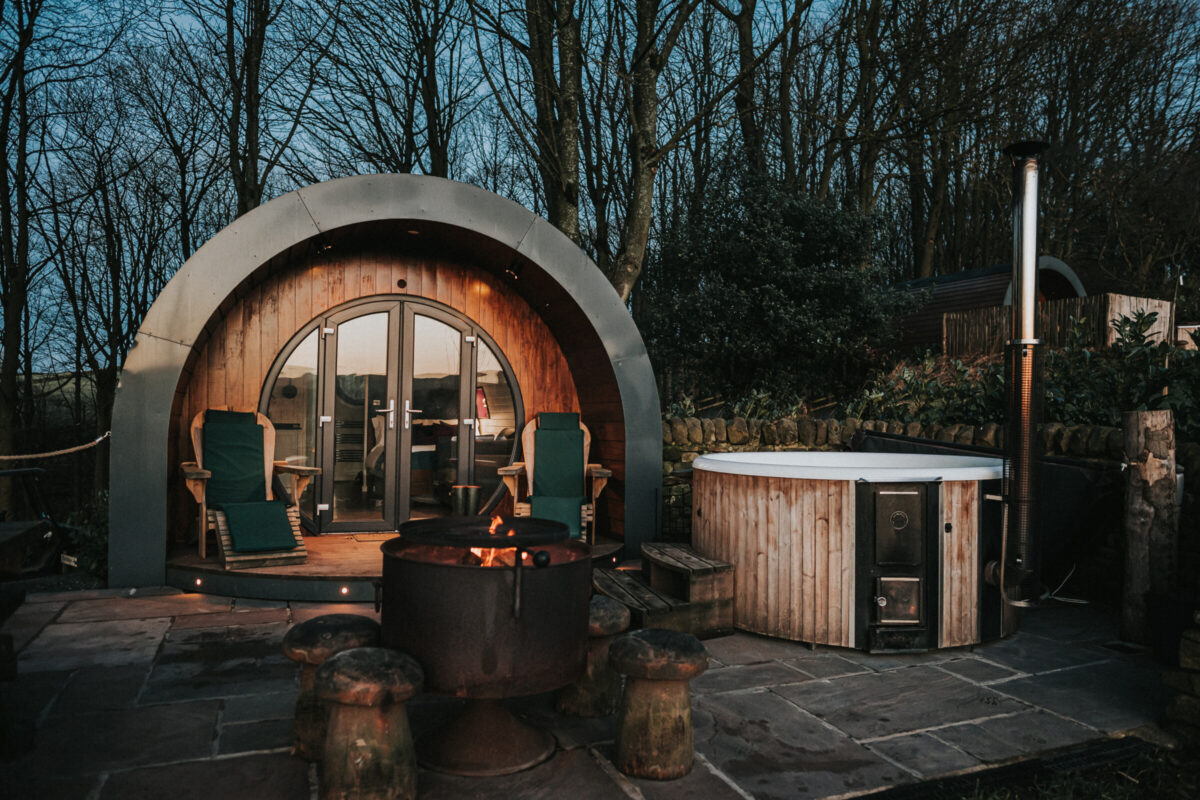 Luxury Camping Pods for Glamping Holidays in Yorkshire: Catgill Farm