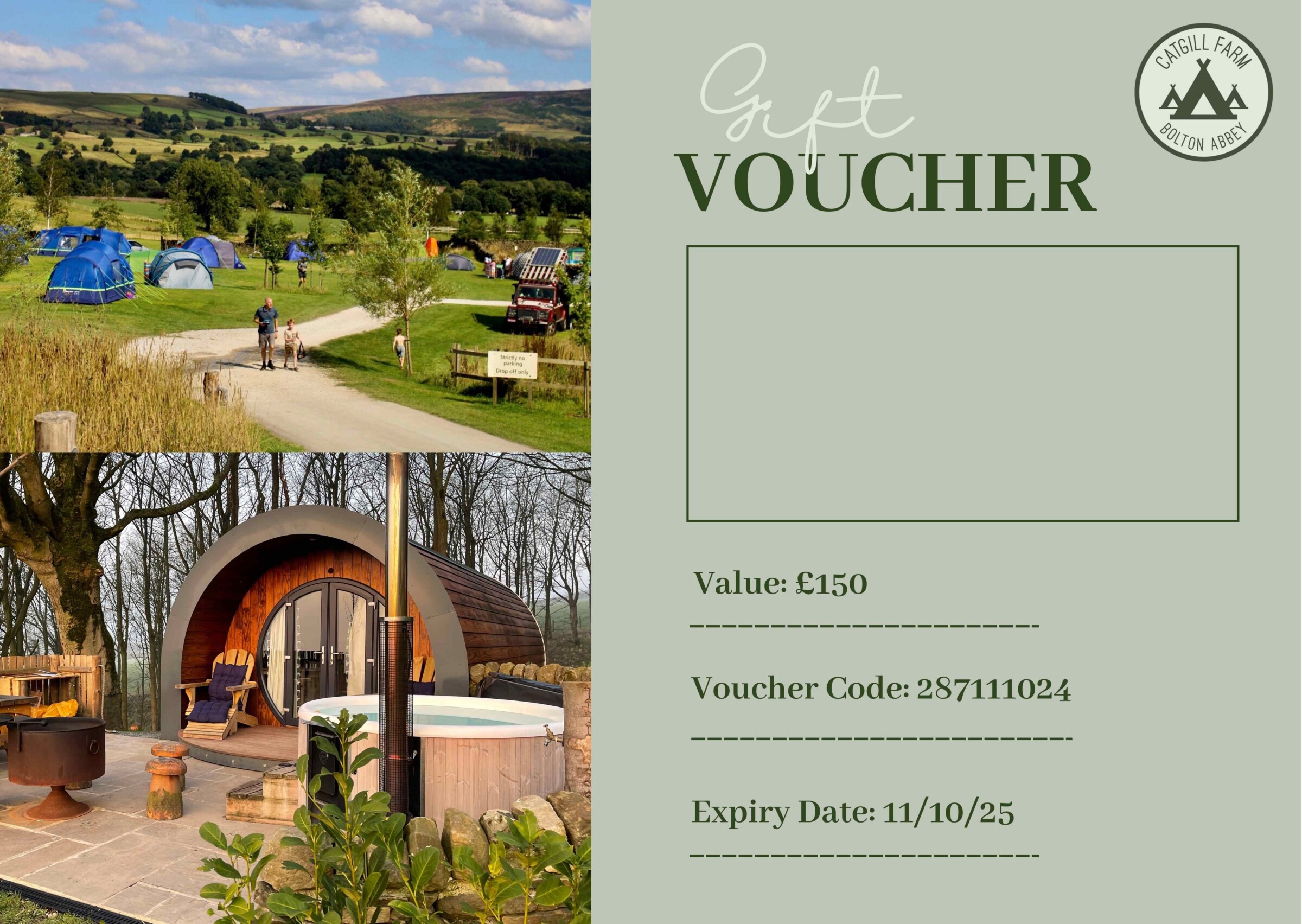 Gift Vouchers | Catgill Farm Yorkshire