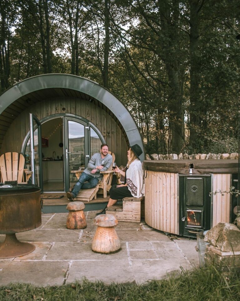 Luxury Camping Pods for Glamping Holidays in Yorkshire: Catgill Farm